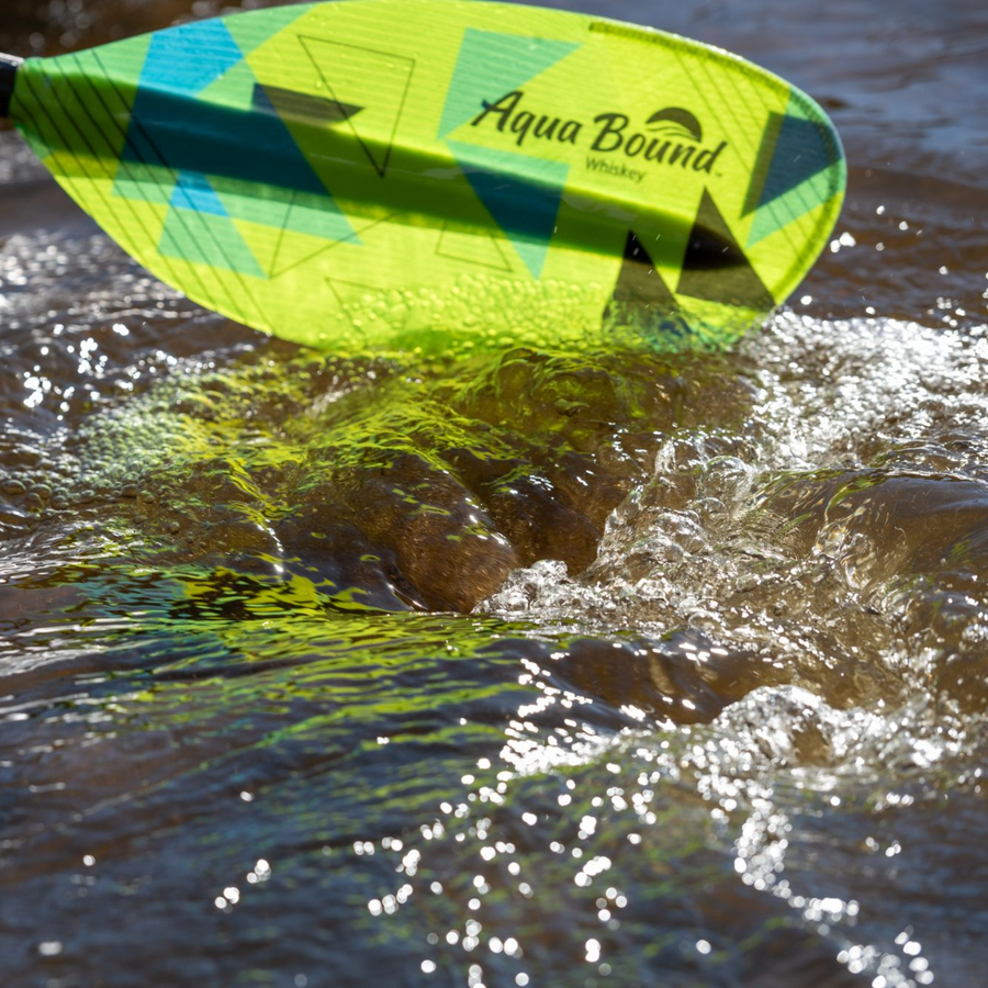 Whiskey Fiberglass 2-Piece Straight Shaft Kayak Paddle | Aqua Bound