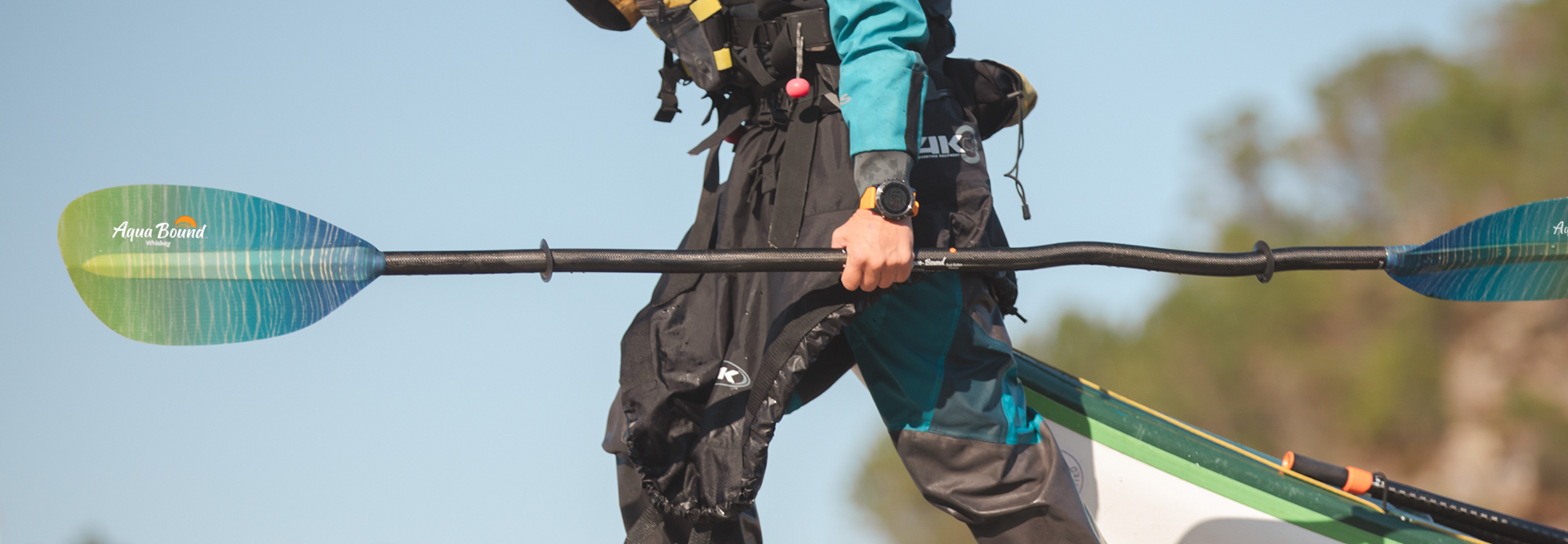 High-Angle Kayak Paddles | Aqua Bound