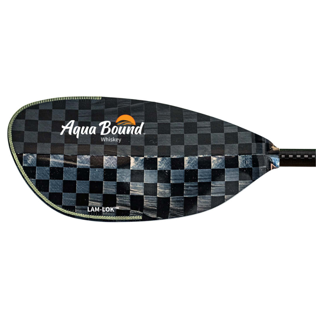 Whiskey Carbon 2-Piece Straight Shaft Kayak Paddle | Aqua Bound