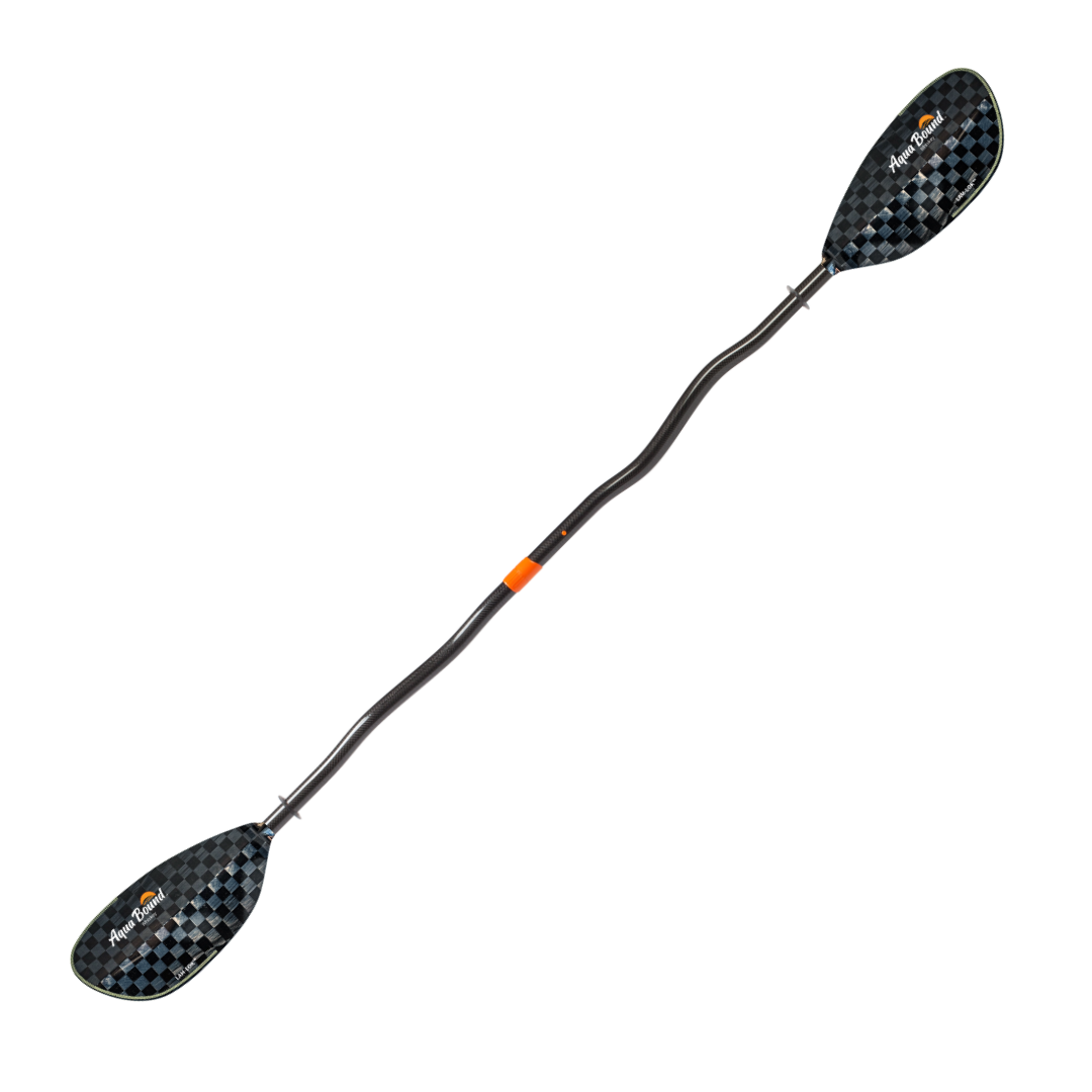 Whiskey Carbon 2-Piece Bent Shaft Kayak Paddle | Aqua Bound