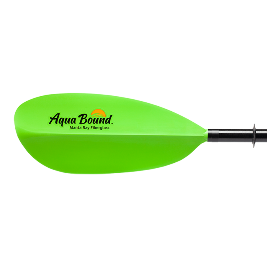 Manta Ray Fiberglass 2-Piece Kayak Paddle | Aqua Bound