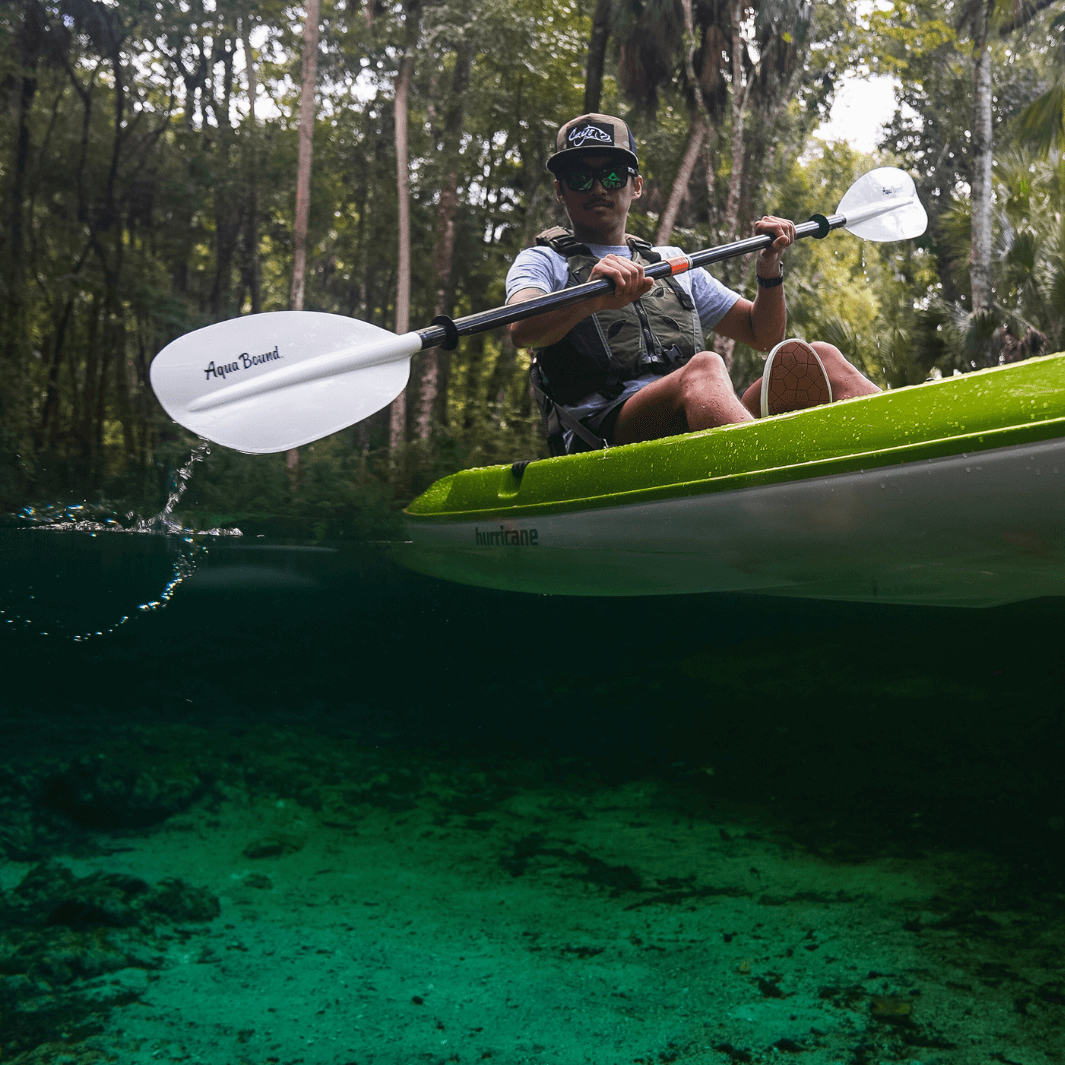 Manta Ray Hybrid 2-Piece Posi-Lok Kayak Paddle | Aqua Bound