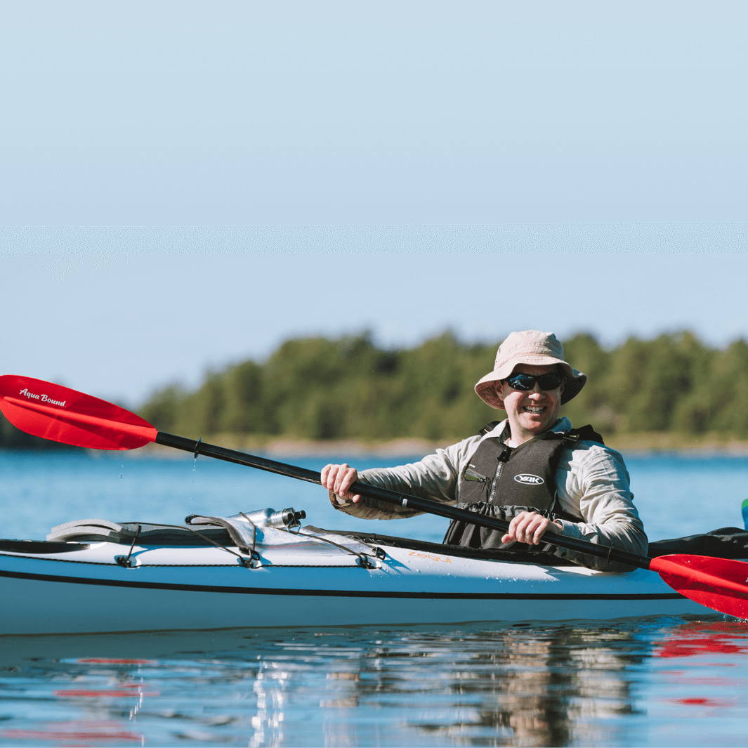 Sting Ray Fiberglass 4-Piece Kayak Paddle | Aqua Bound