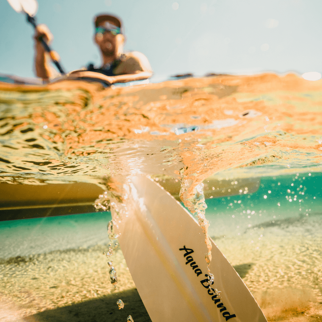 Sting Ray Hybrid 2-Piece Posi-Lok Kayak Paddle | Aqua Bound