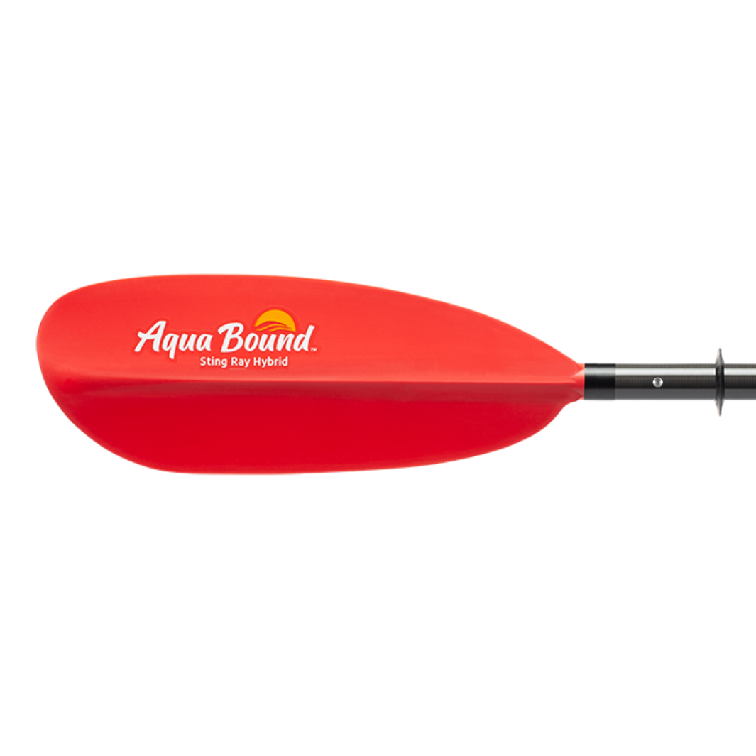 Sting Ray Hybrid 4-Piece Posi-Lok Kayak Paddle | Aqua Bound