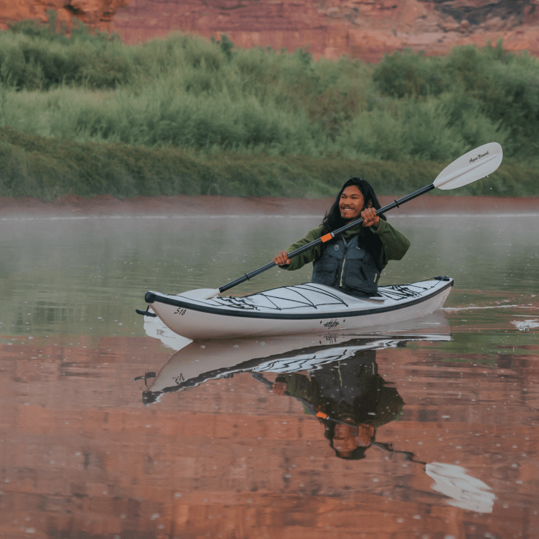 Sting Ray Hybrid 4-Piece Posi-Lok Kayak Paddle | Aqua Bound