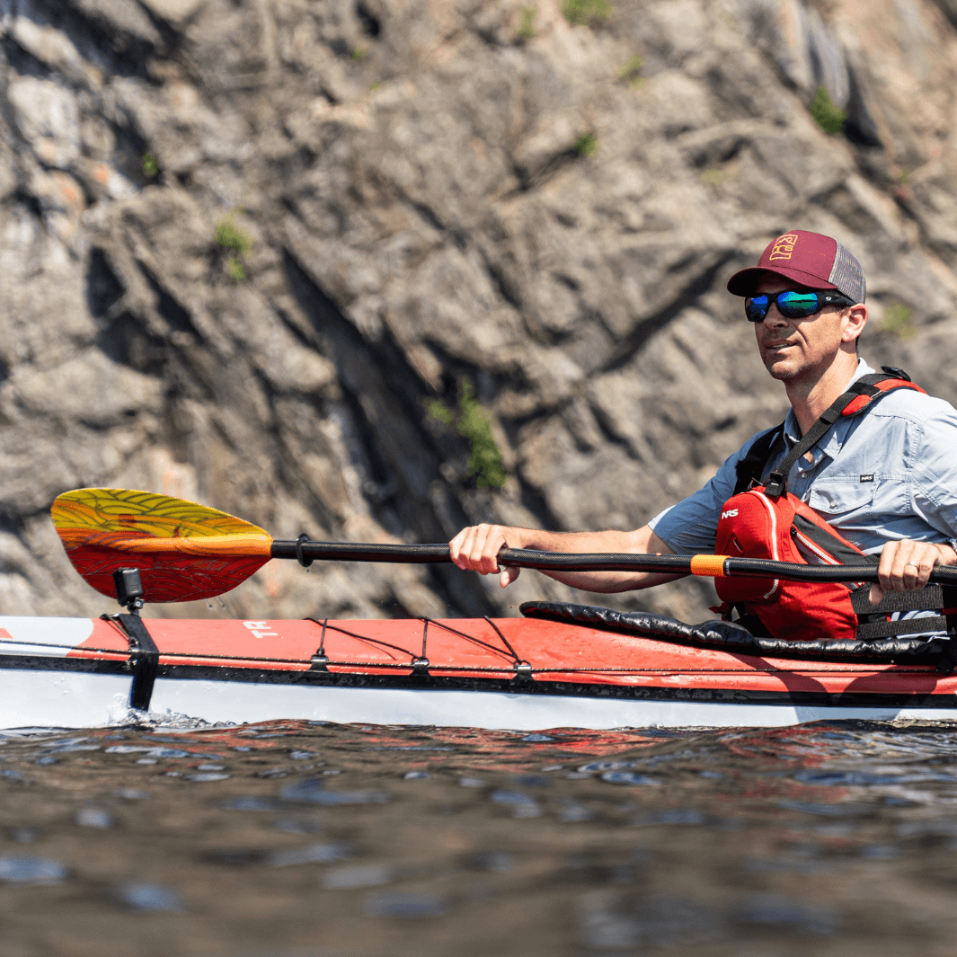 Whiskey Fiberglass 2-Piece Bent Shaft Kayak Paddle | Aqua Bound