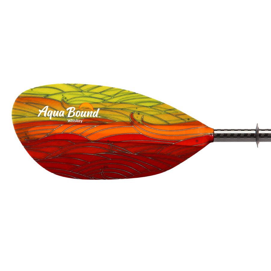 Whiskey Fiberglass 2-Piece Straight Shaft Kayak Paddle | Aqua Bound