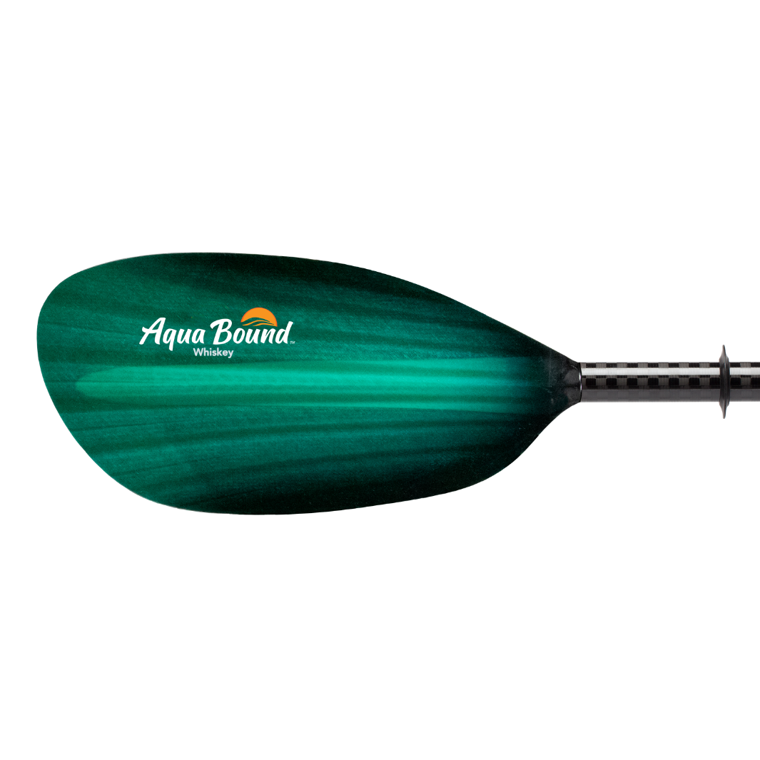 Whiskey Fiberglass 2-Piece Straight Shaft Kayak Paddle | Aqua Bound